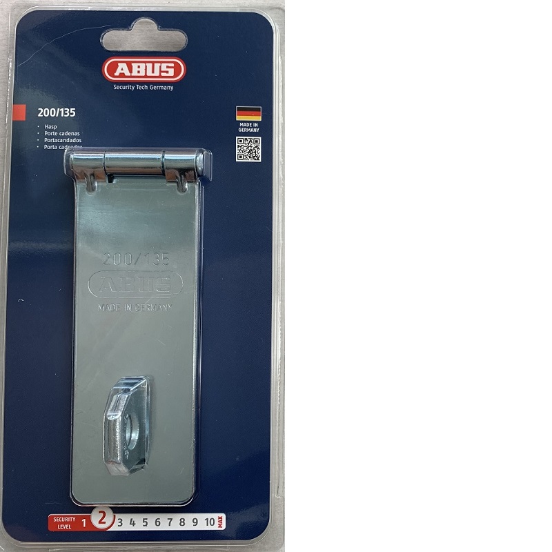Abus hasp 200/135 zinc plated - Obender